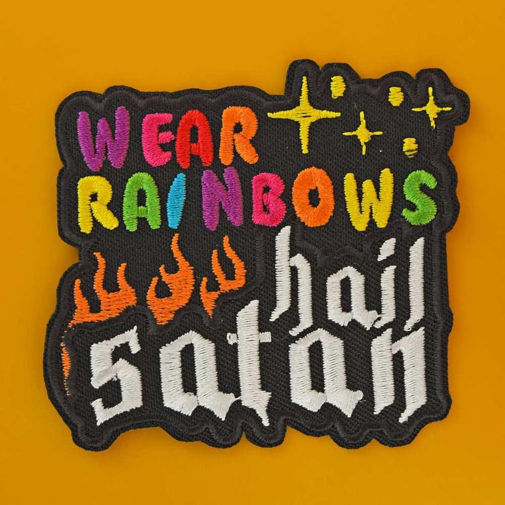 Extreme Largeness Extreme Largeness - WEAR RAINBOWS HAIL SATAN Patch